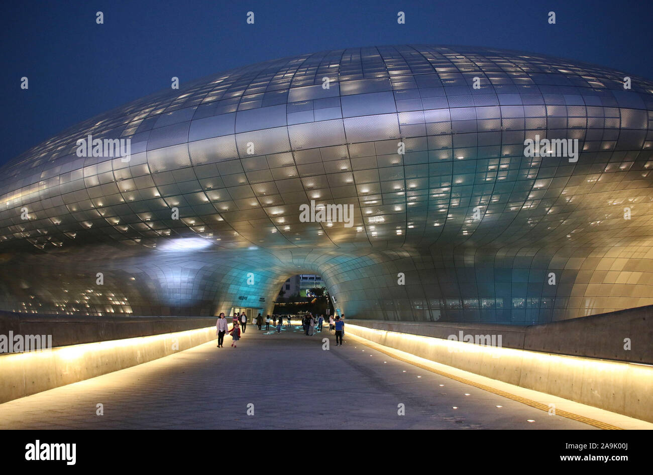 SEOUL, SOUTH KOREA - OCTOBER 20, 2019: Modern architecture of the ...