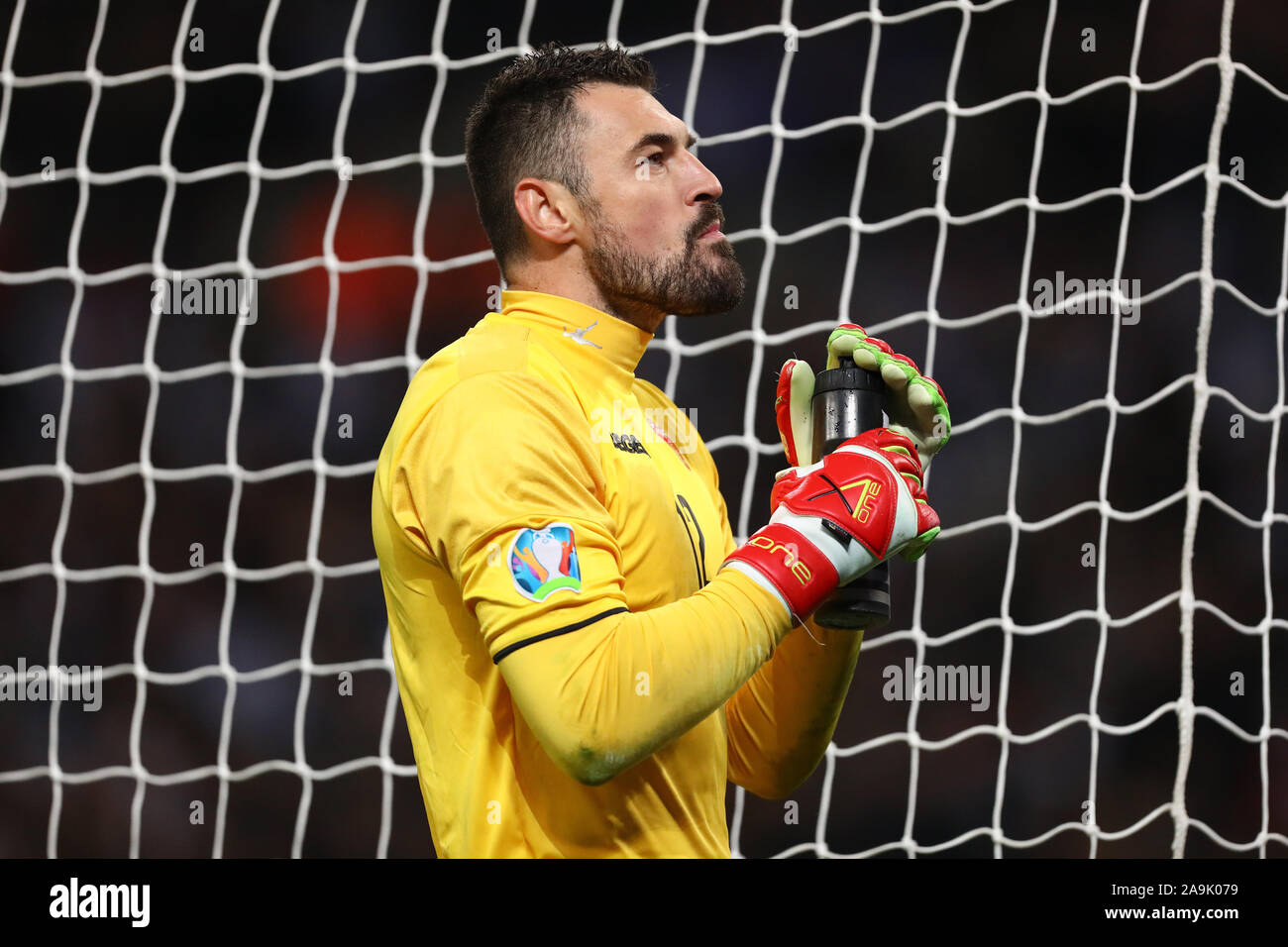 Milan Mijatovic of Montenegro - England v Montenegro, UEFA Euro 2020 ...