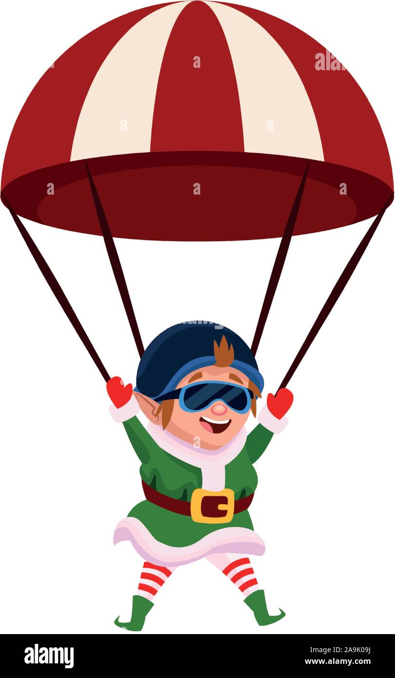 Santas elves cartoon hi-res stock photography and images - Alamy