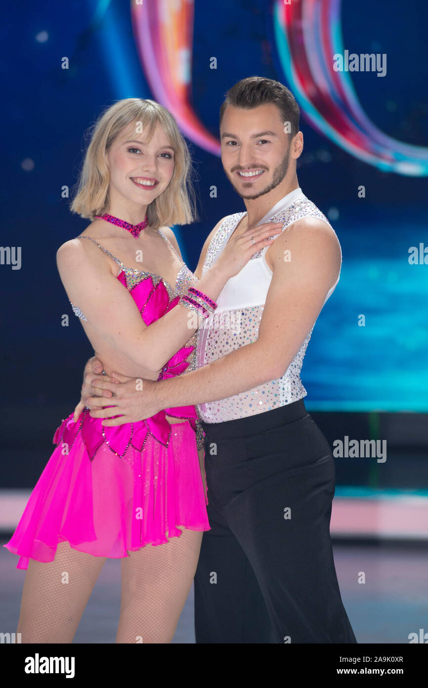 Lina Larissa STRAHL, singer and actress, with her figure skating ...