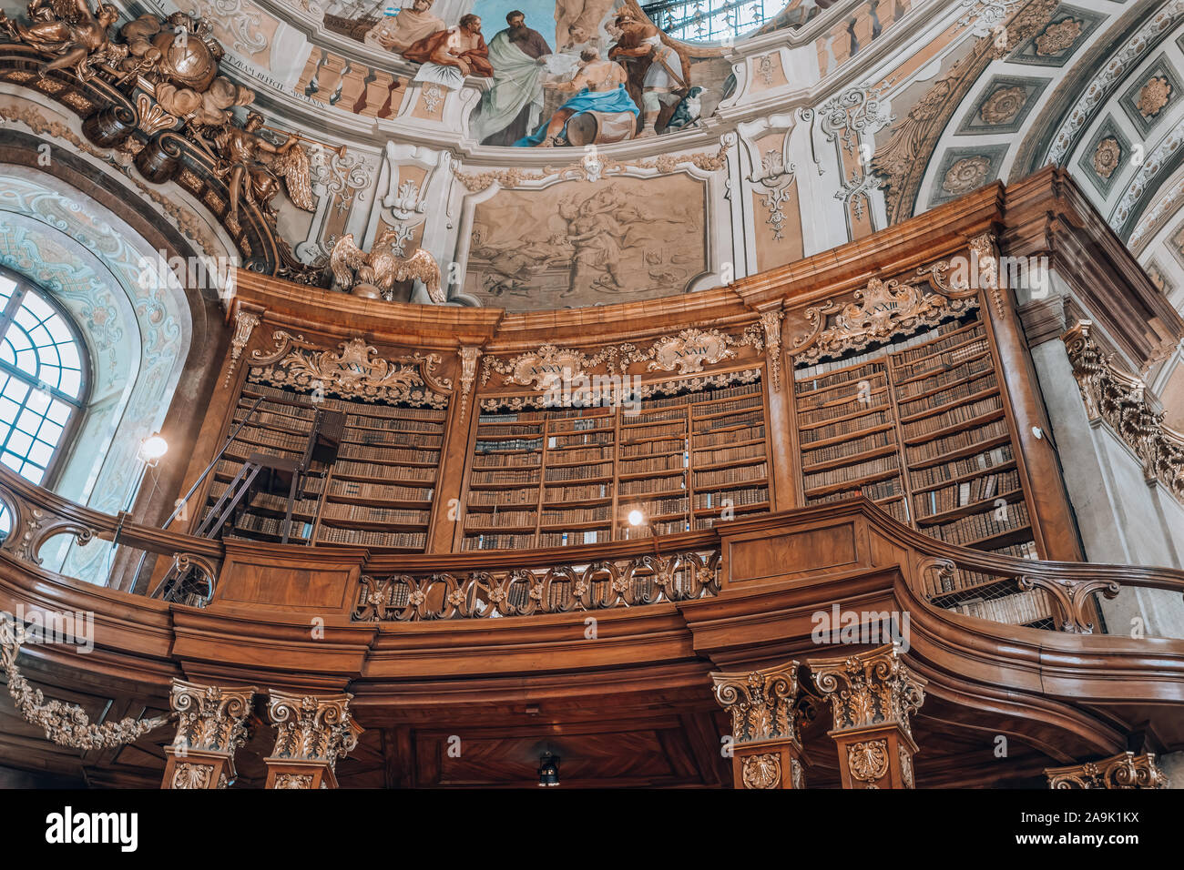 Nationalbibliothek vienna fresco hi-res stock photography and images ...