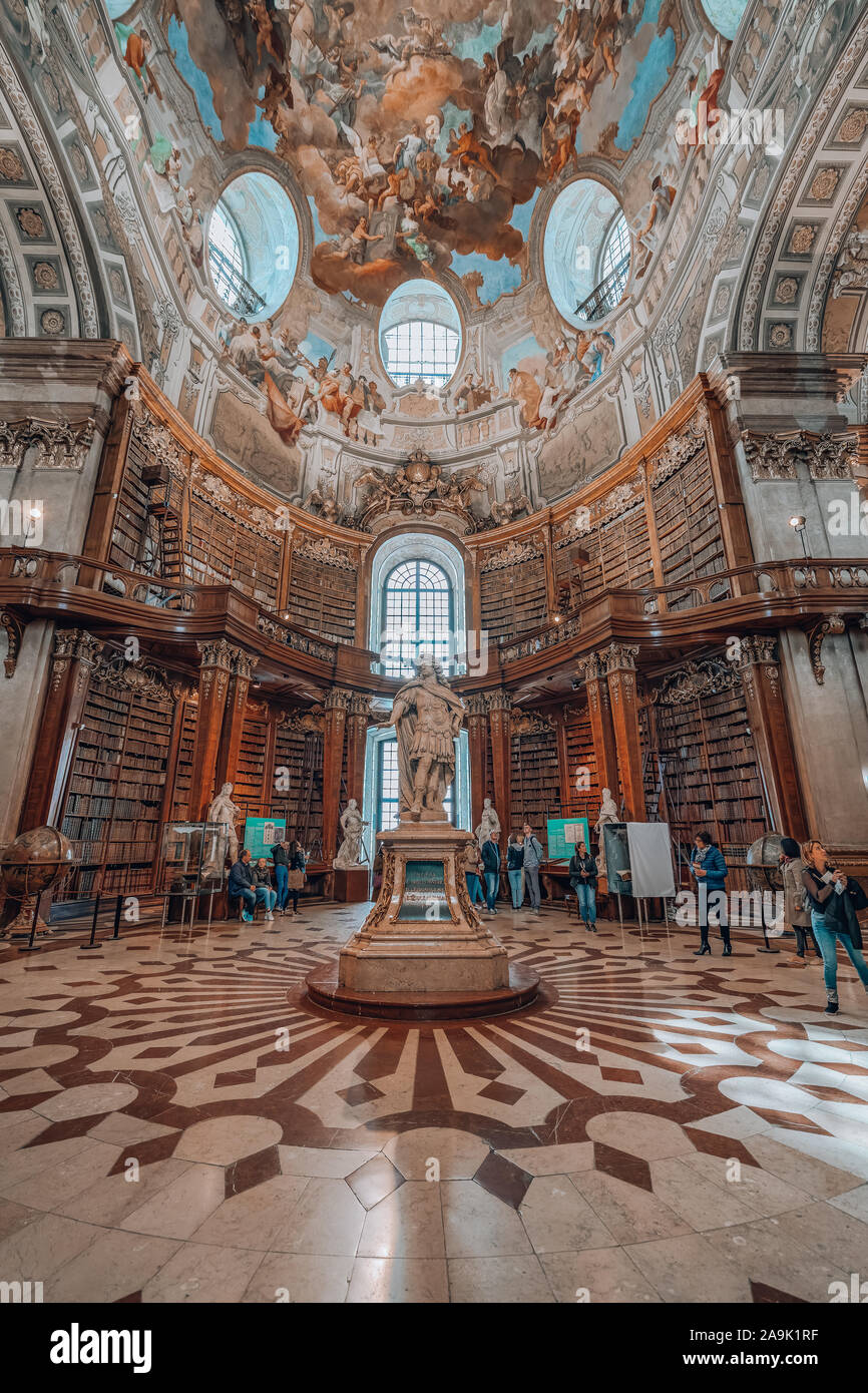 Nationalbibliothek vienna fresco hi-res stock photography and images ...