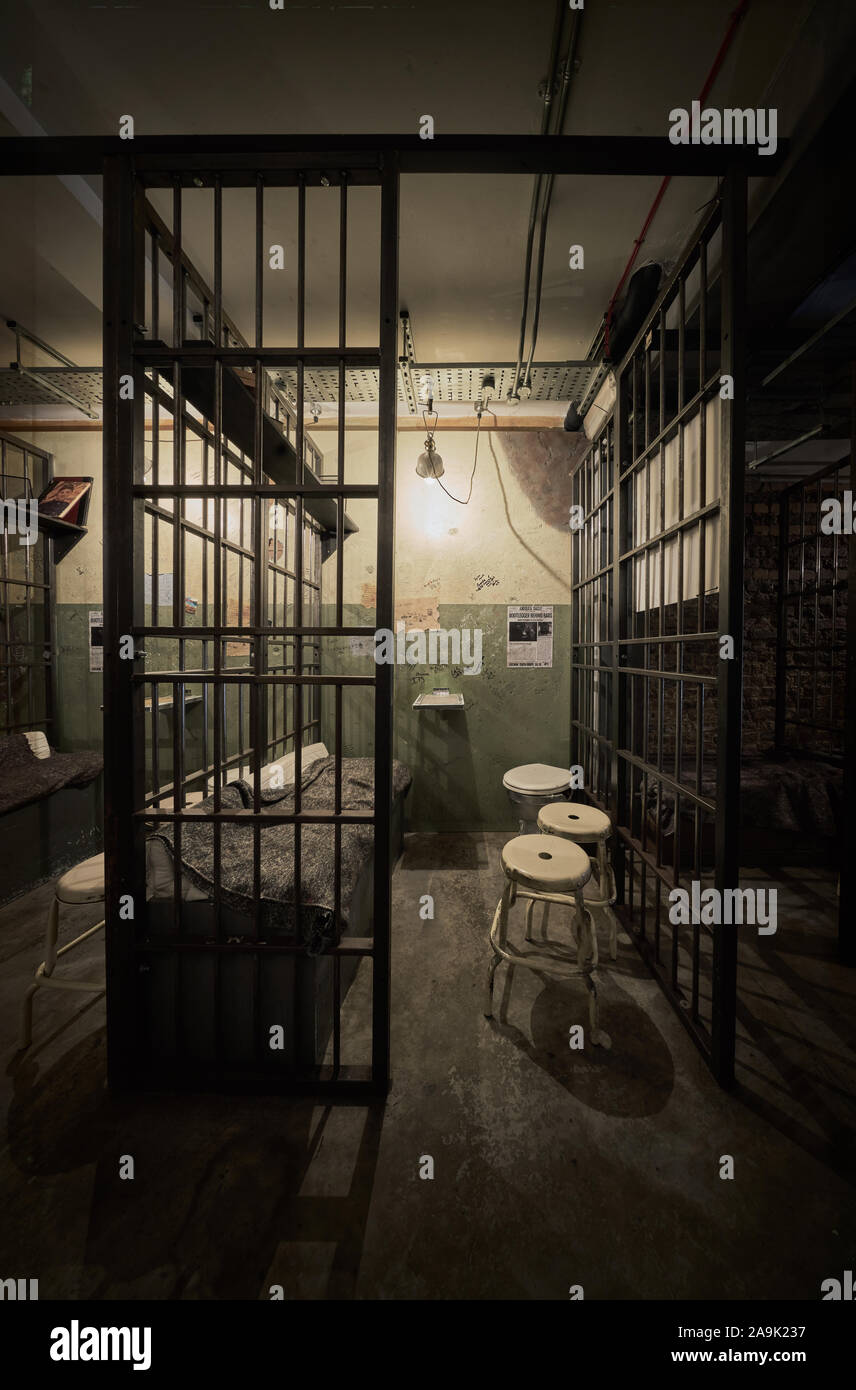 alcotraz prison cocktail bar Stock Photo - Alamy