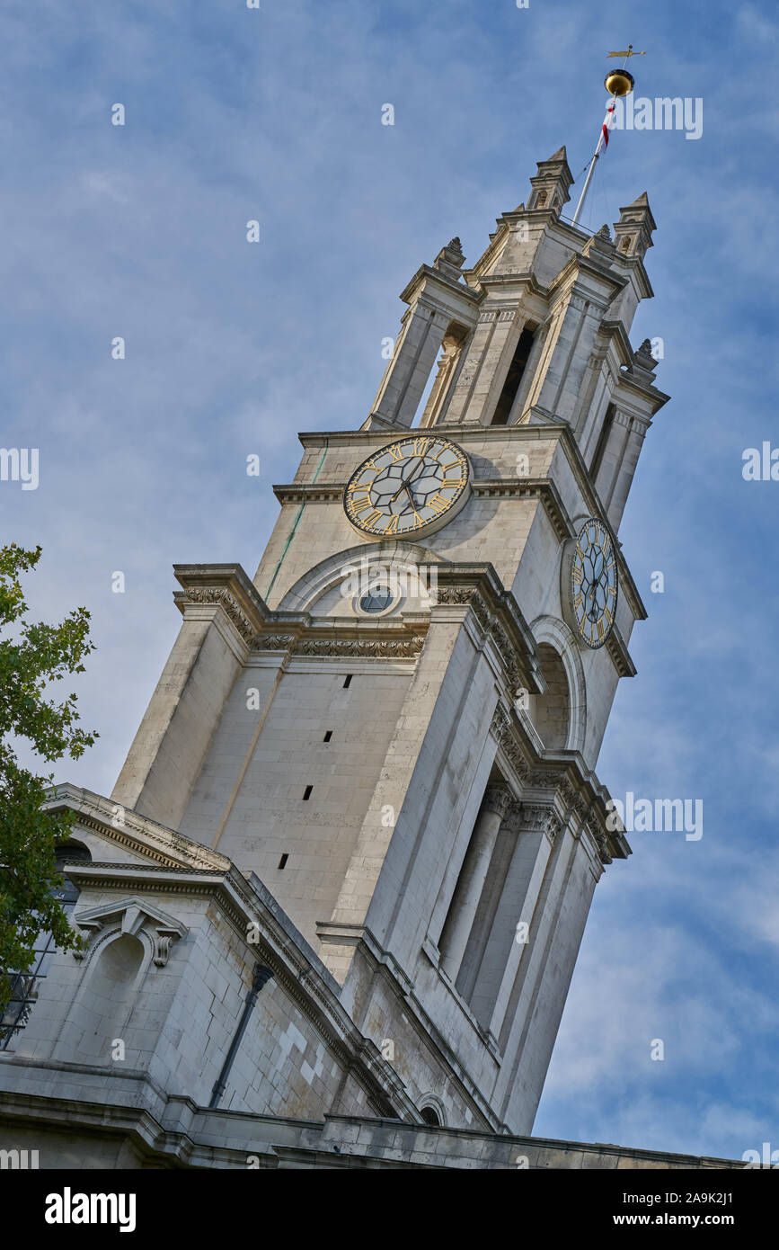 east india dock basin london Stock Photo - Alamy