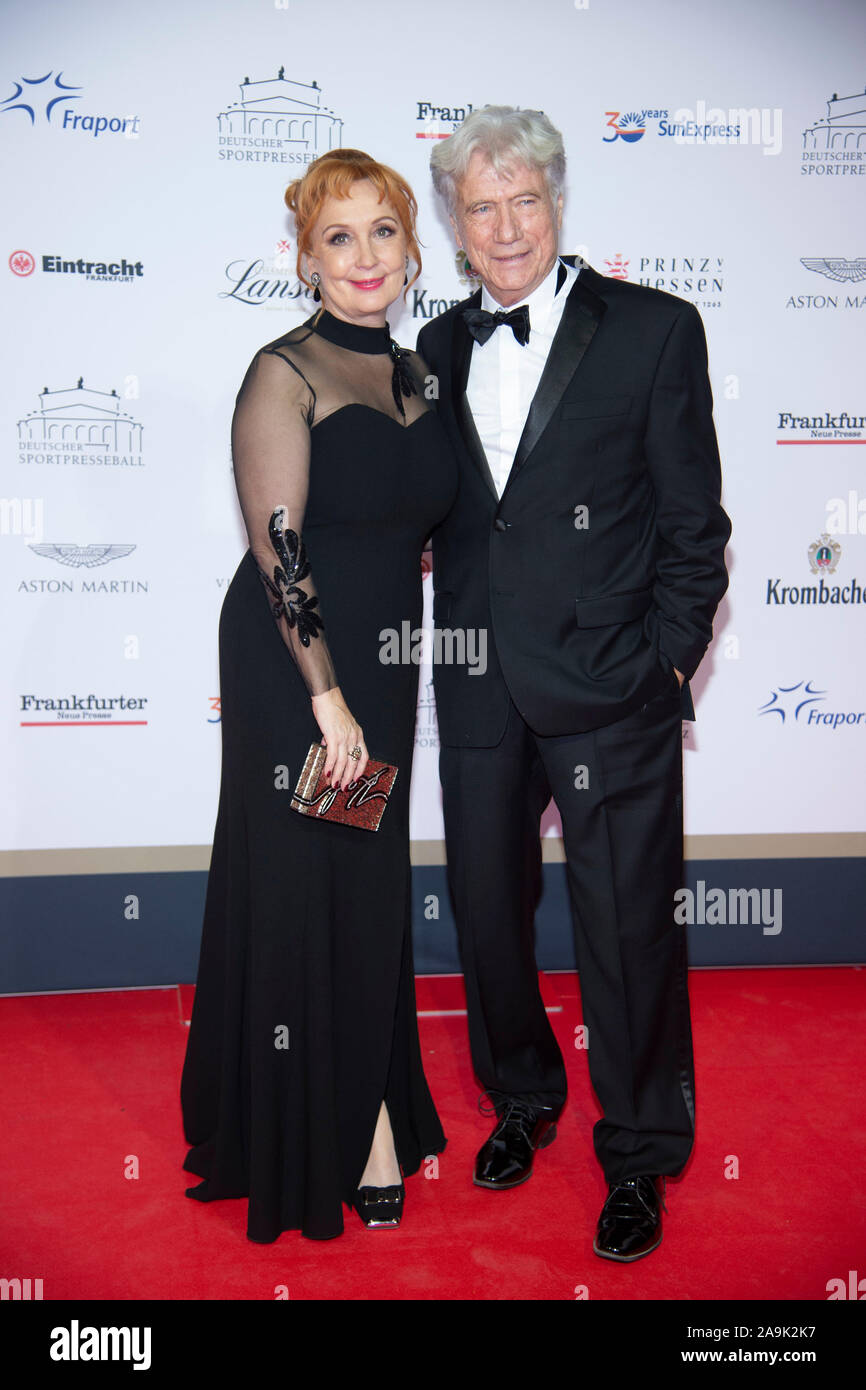 Juergen PROCHNOW, actor, with wife Verena WENGLER-PROCHNOW, red carpet ...