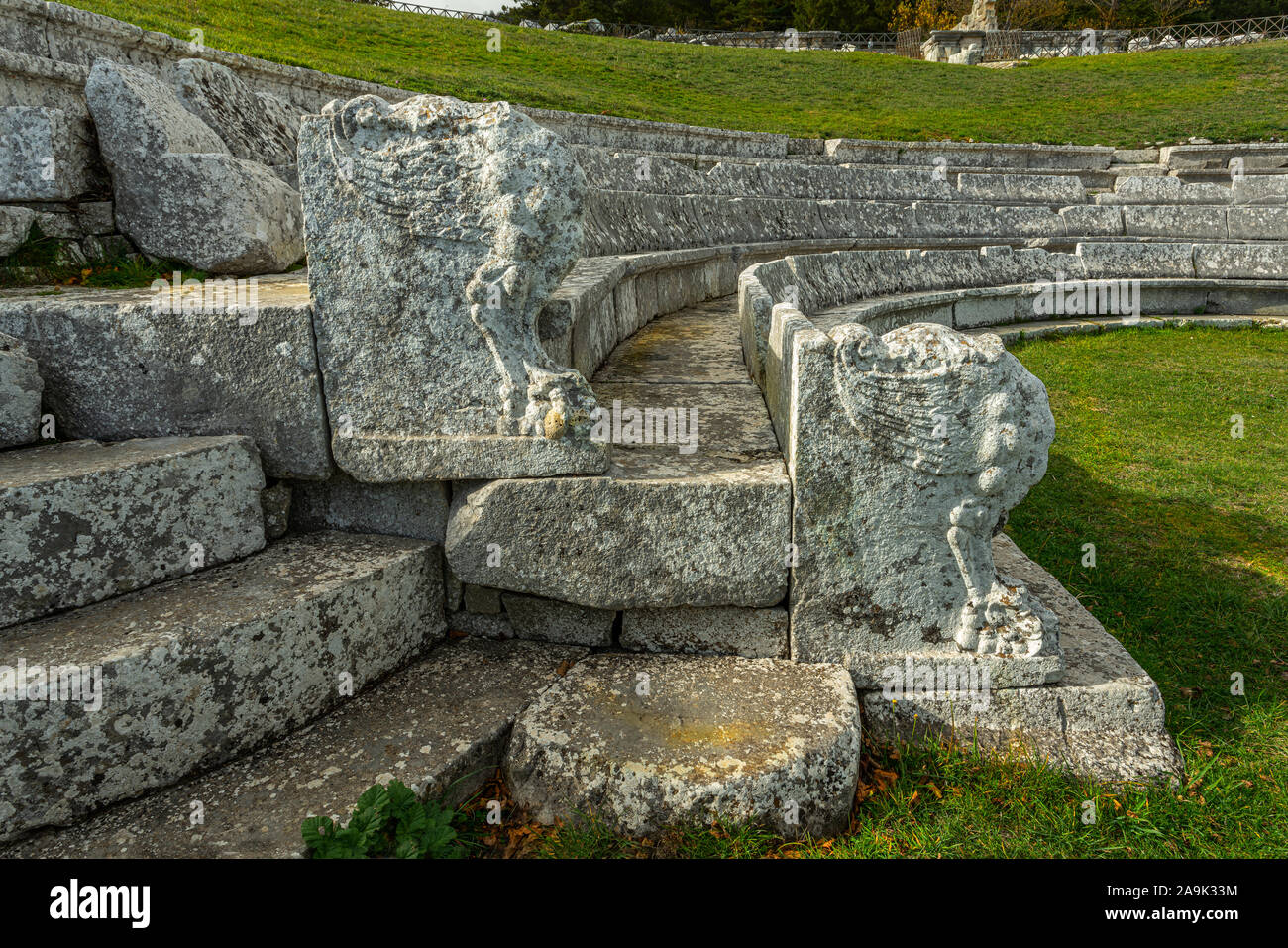 Archaeological area of the Samnite Sanctuary of Pietrabbondante, Italic ...