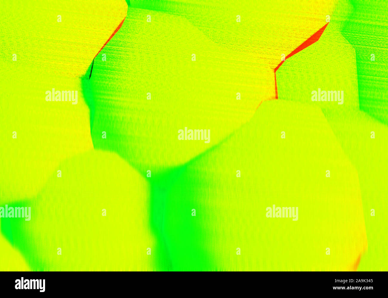 Abstract background with 3D shapes and broken tv glitch effect Stock ...