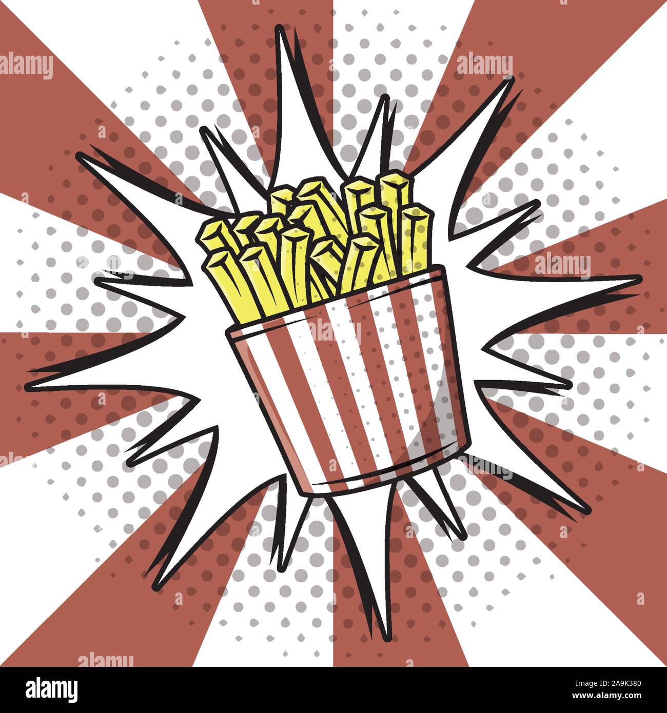 Pop chips Stock Vector Images - Alamy