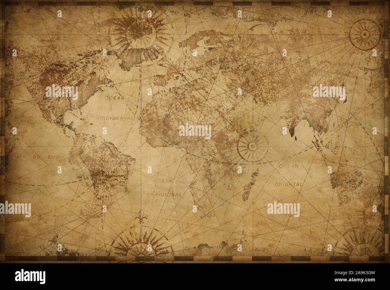 Medieval world map hi-res stock photography and images - Alamy