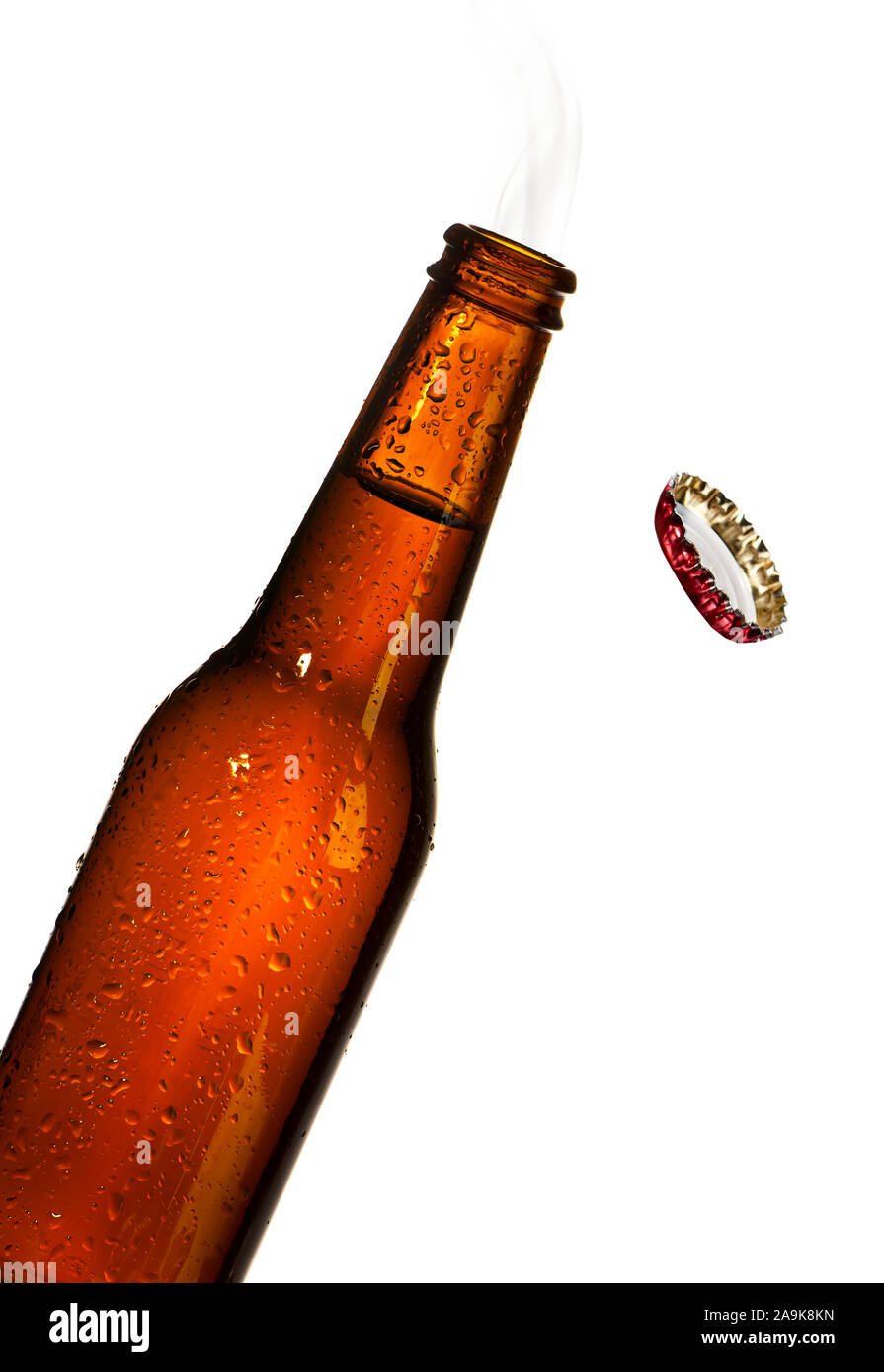 Beer bottle covered water drops hi-res stock photography and images - Alamy
