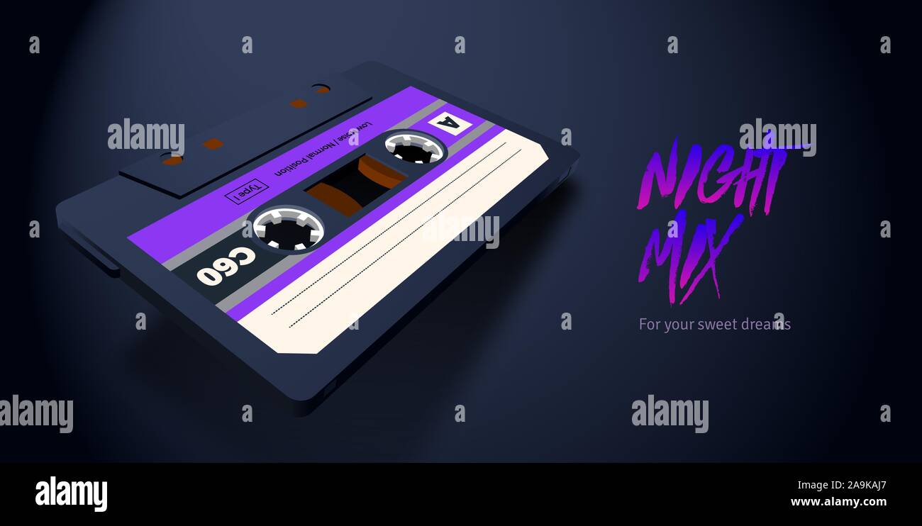 C60 cassette tape Stock Vector Images - Alamy