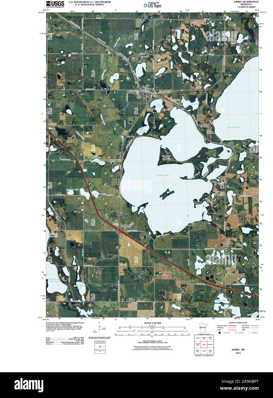 Map of ashby hi-res stock photography and images - Alamy