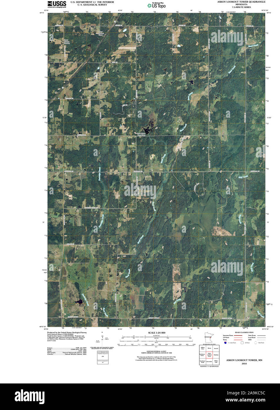 Map of tower minnesota hi-res stock photography and images - Alamy