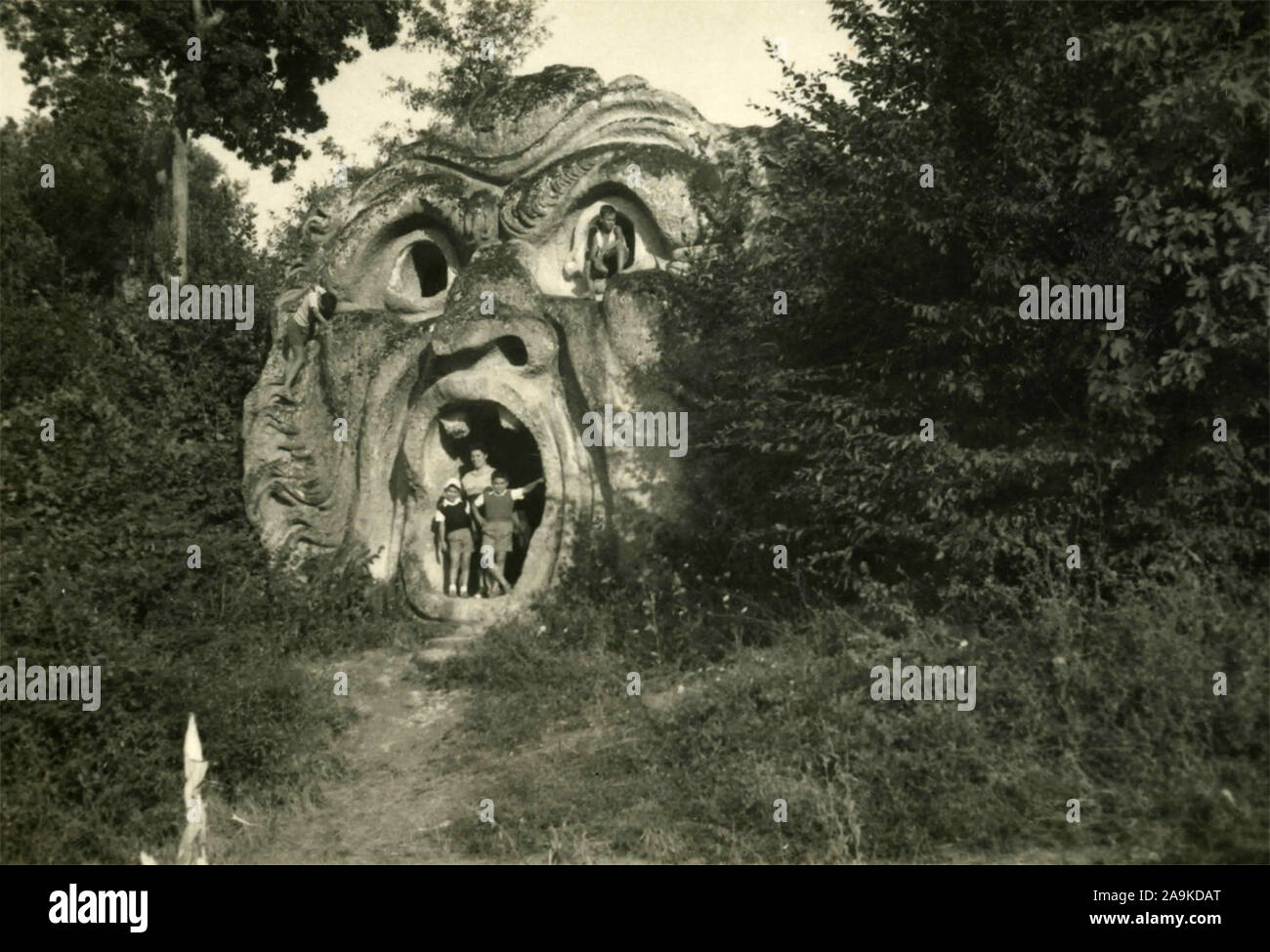 Monsters park, Bomarzo, Italy Stock Photo - Alamy