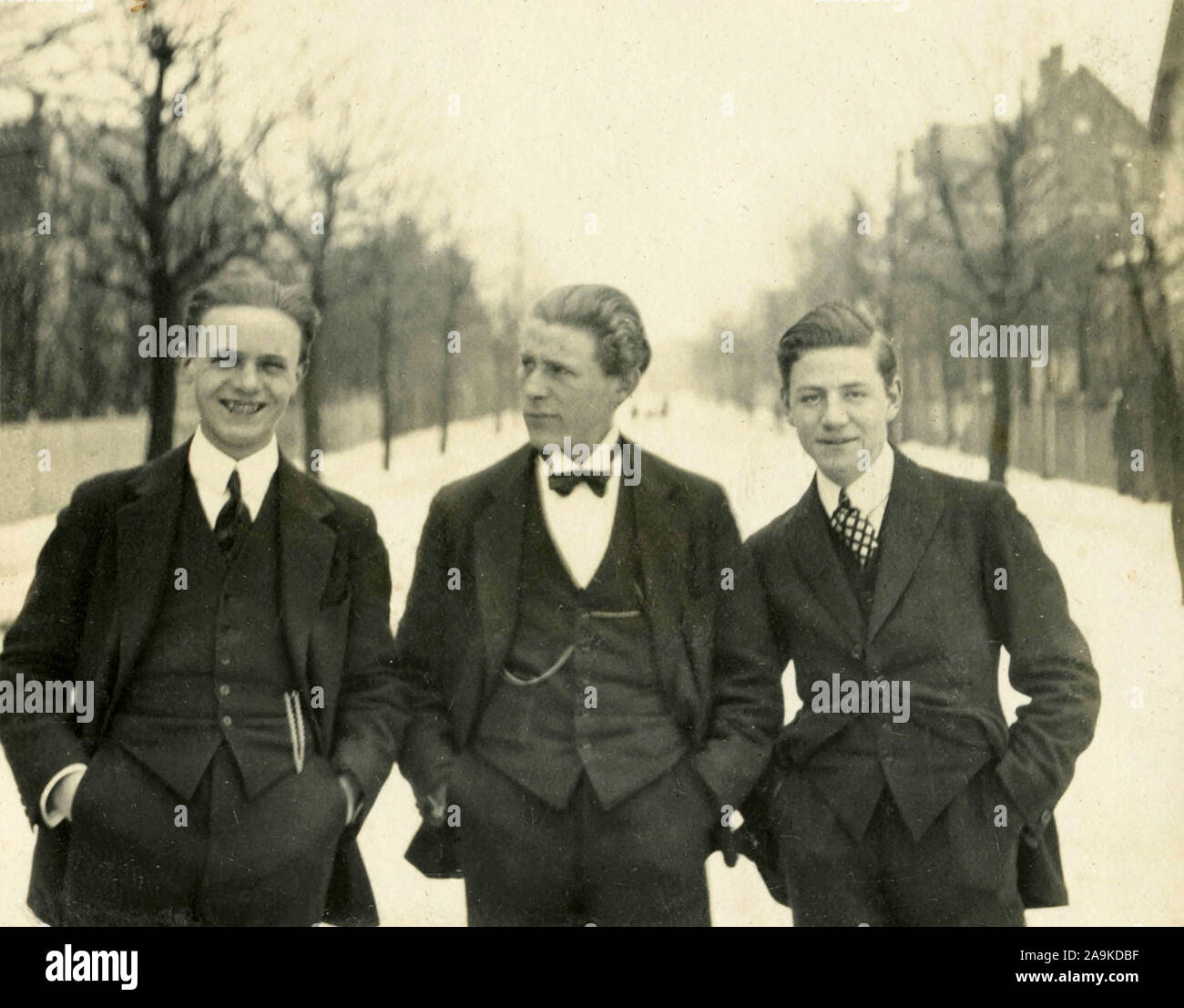 Three smart boys in the street, Denmark Stock Photo - Alamy