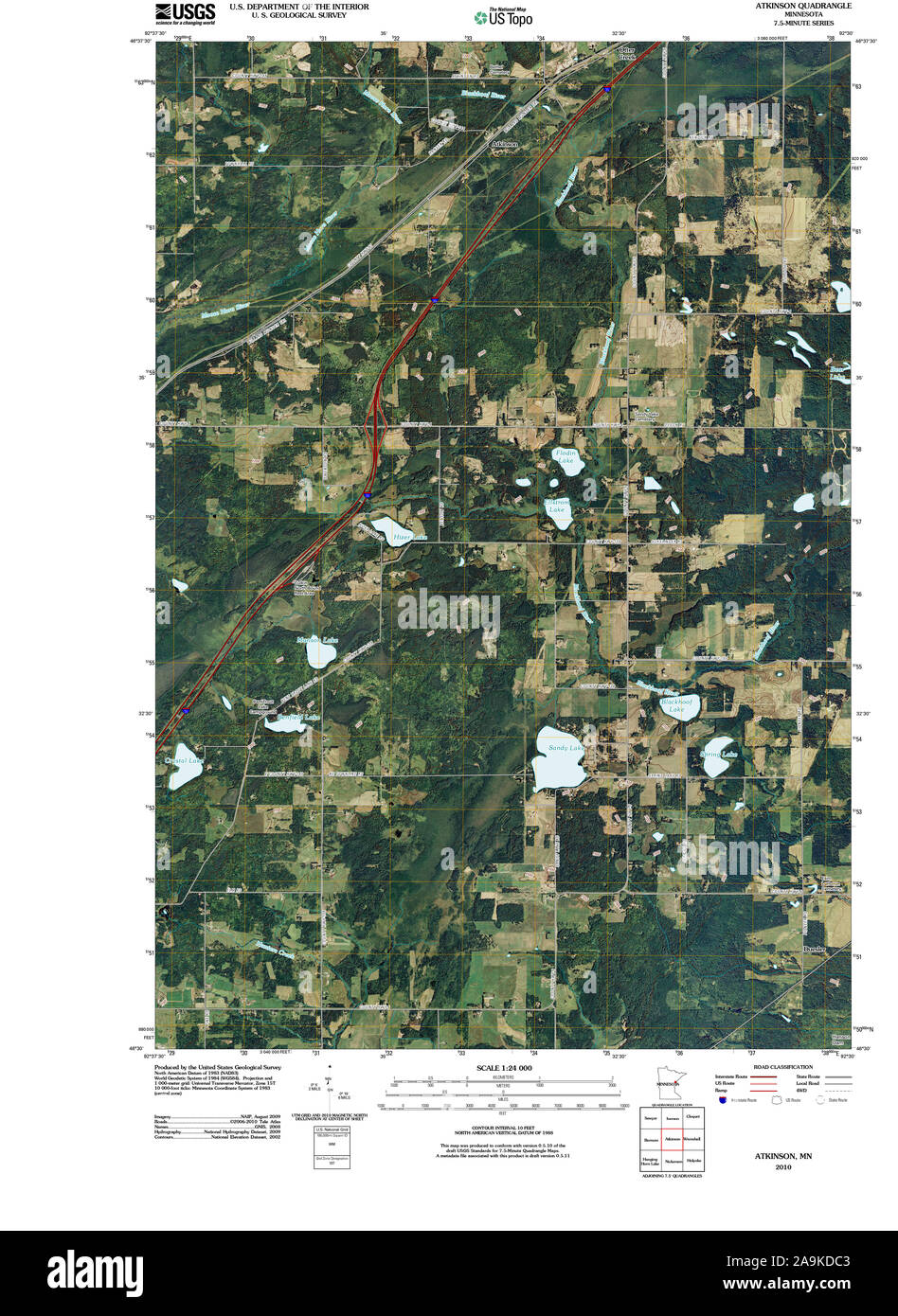 Atkinson map hi-res stock photography and images - Alamy