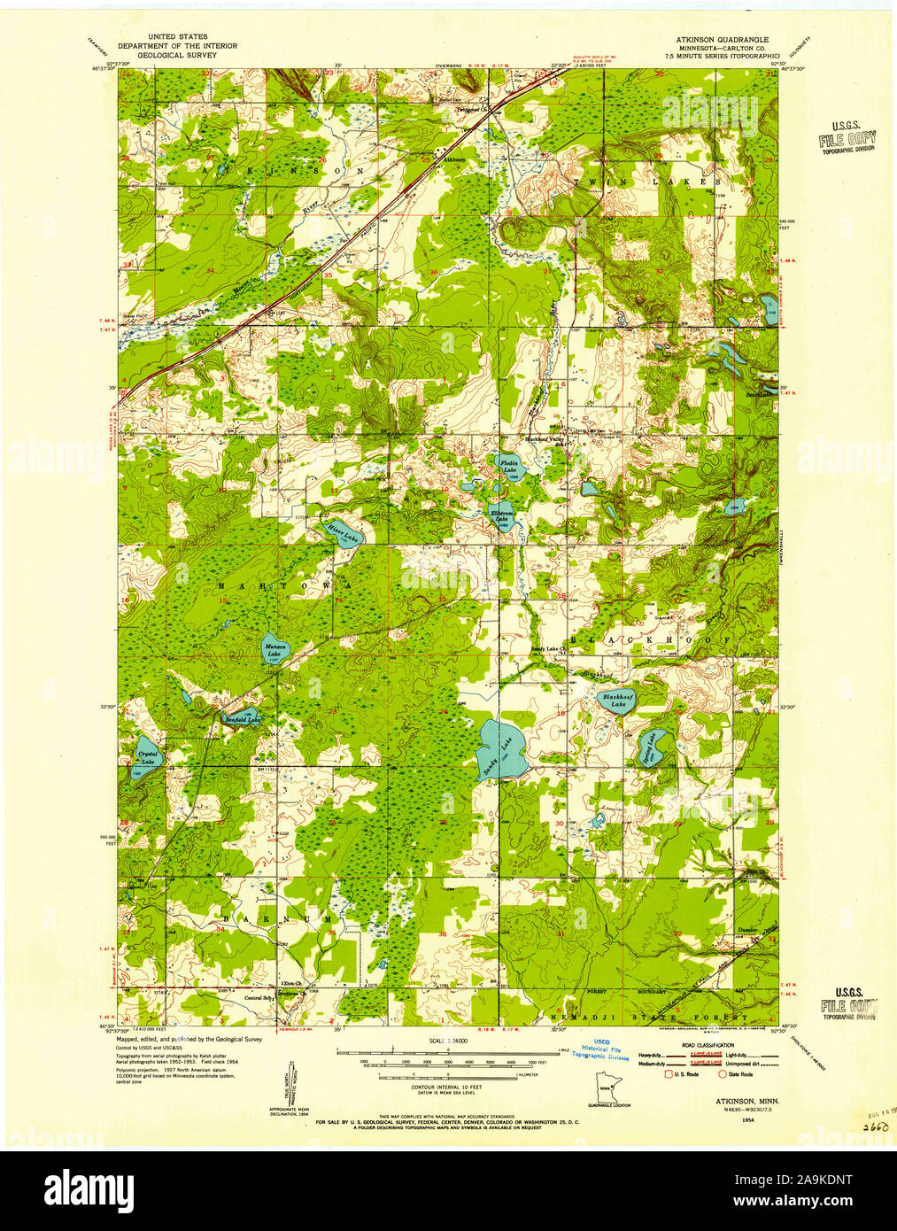 Map of atkinson Cut Out Stock Images & Pictures - Alamy