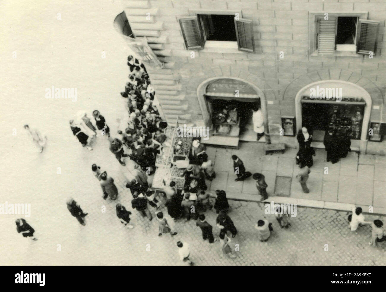Top view of Via Flavia in Rome, Italy Stock Photo - Alamy