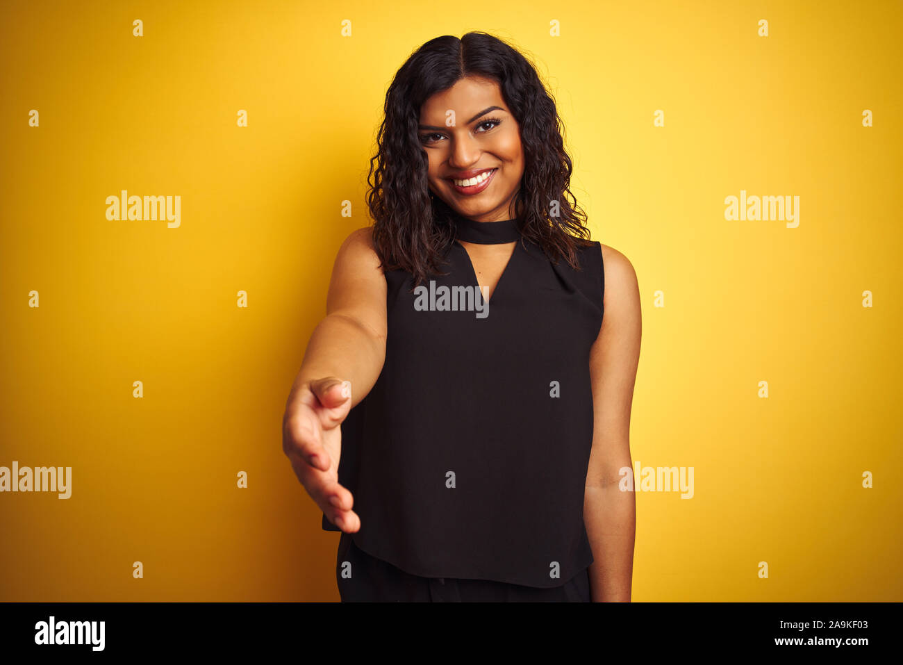 Transsexual transgender elegant businesswoman standing over isolated ...