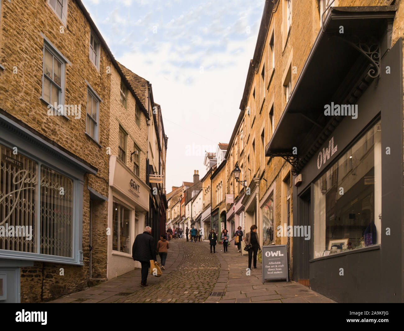 Catherine hill street in frome hi-res stock photography and images - Alamy