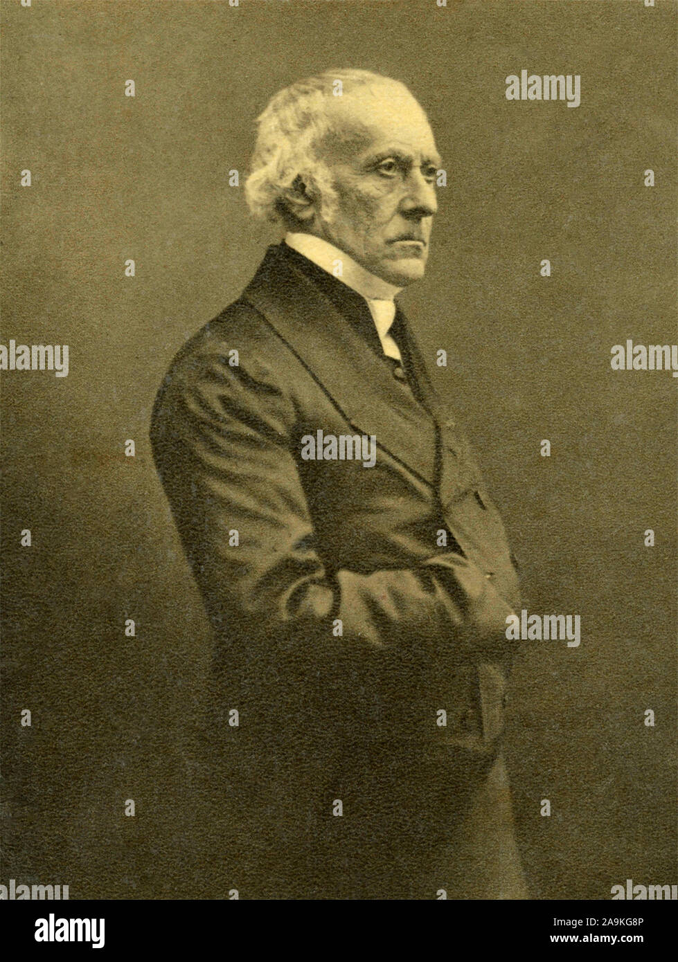 Portrait of French historian and politician Francois Guizot Stock Photo ...