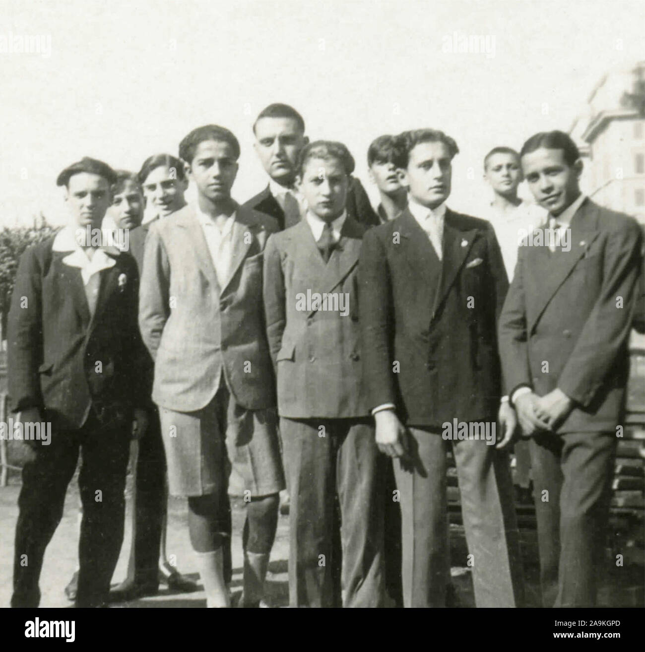 A group of boys in Rome, Italy Stock Photo - Alamy