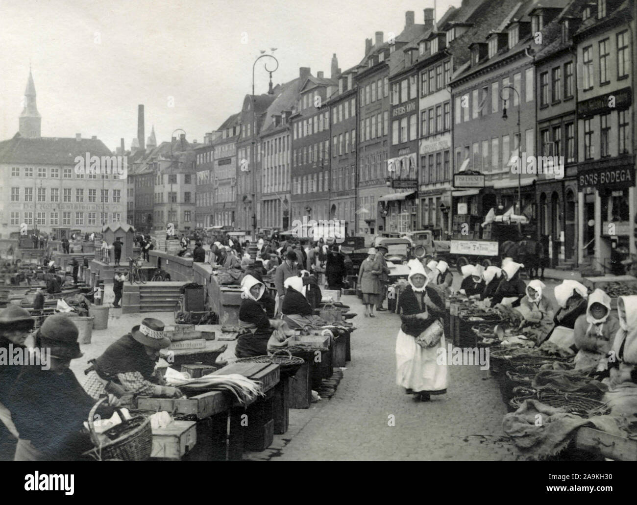 The fish market on Gammel Strand, Copenhagen, Denmark Stock Photo - Alamy