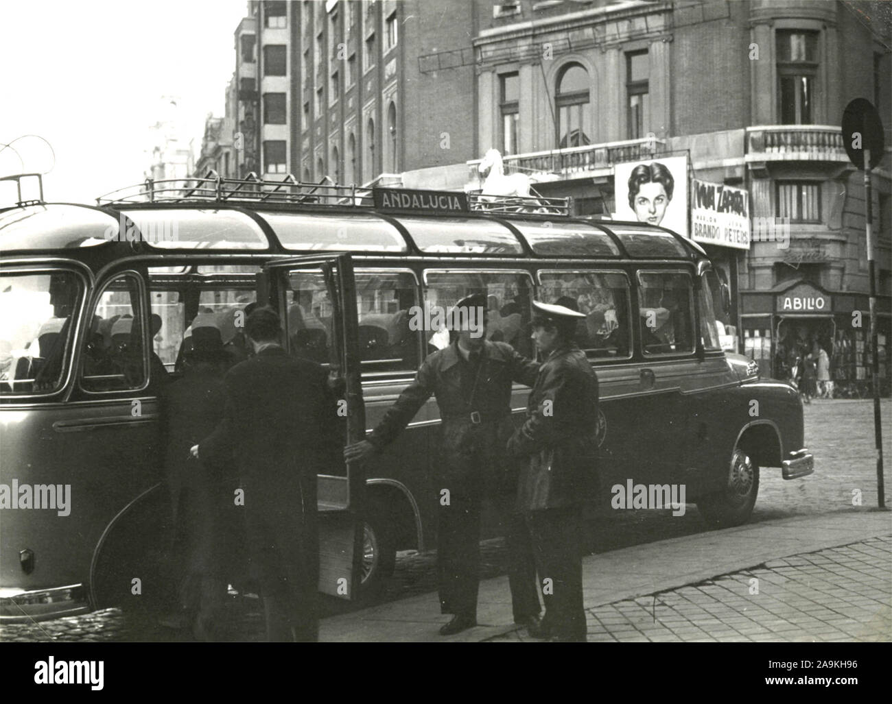 1950s city bus hi-res stock photography and images - Alamy