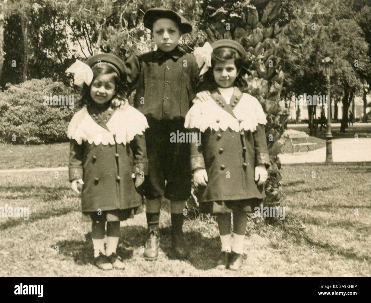 Three children, Italy Stock Photo - Alamy