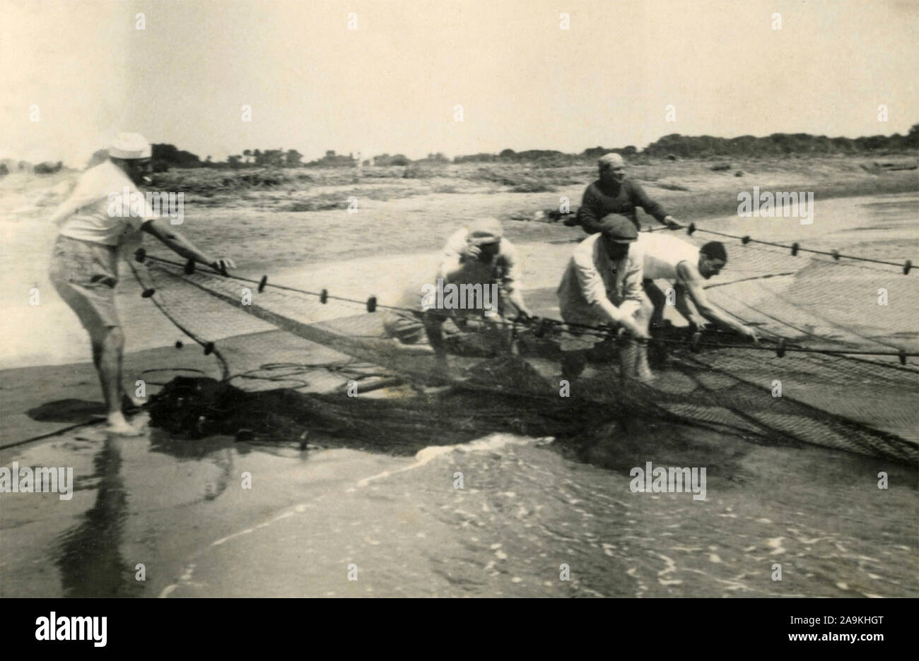 1950s fishermen hi-res stock photography and images - Alamy
