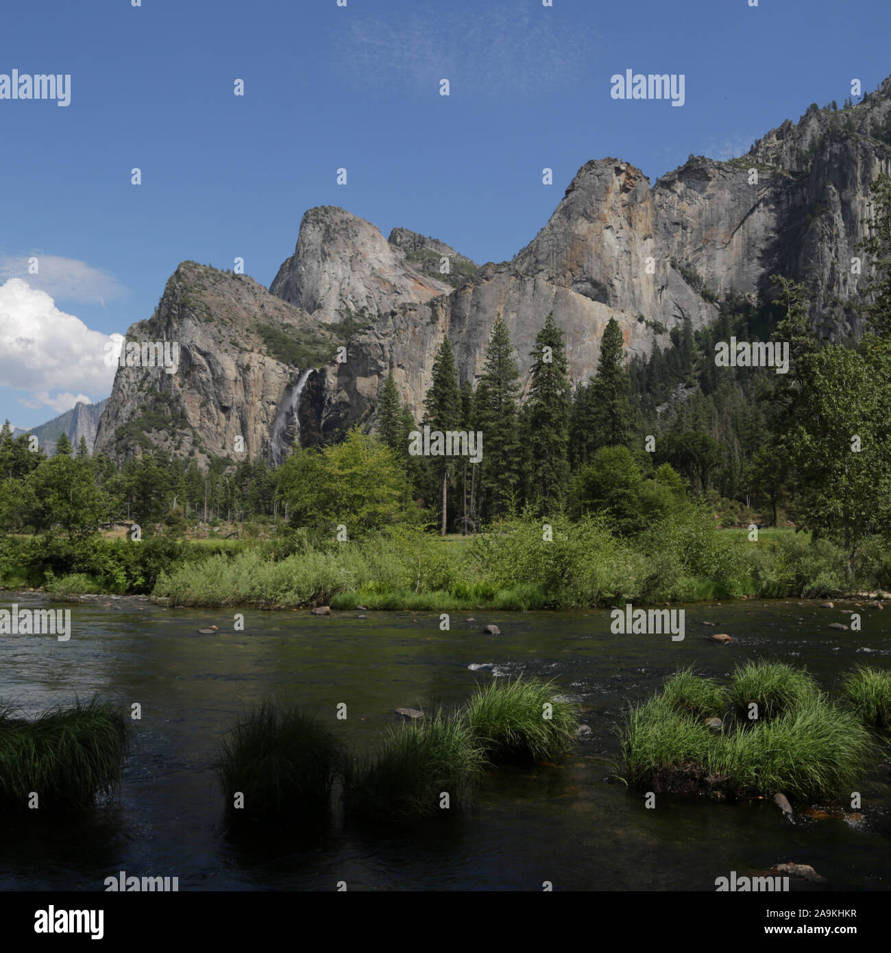 in USA inside yosemite national park the beauty of amazing nature ...