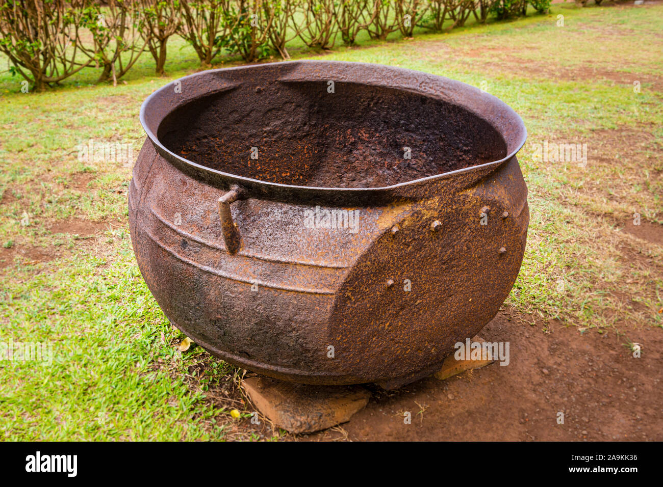 Pu‘unene Sugar Museum & Mill, Try Pot Stock Photo - Alamy