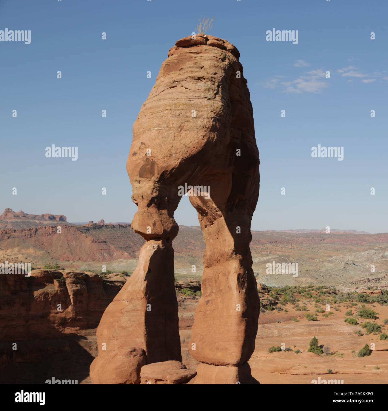 in USA inside the arches national park the beauty of amazing nature ...