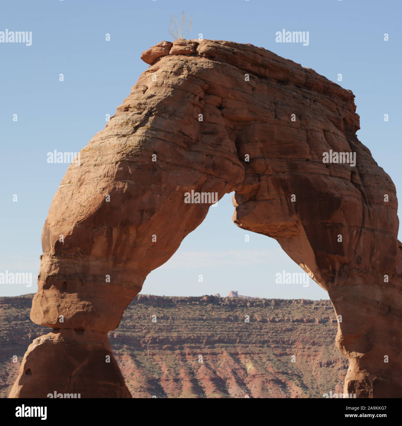 in USA inside the arches national park the beauty of amazing nature ...