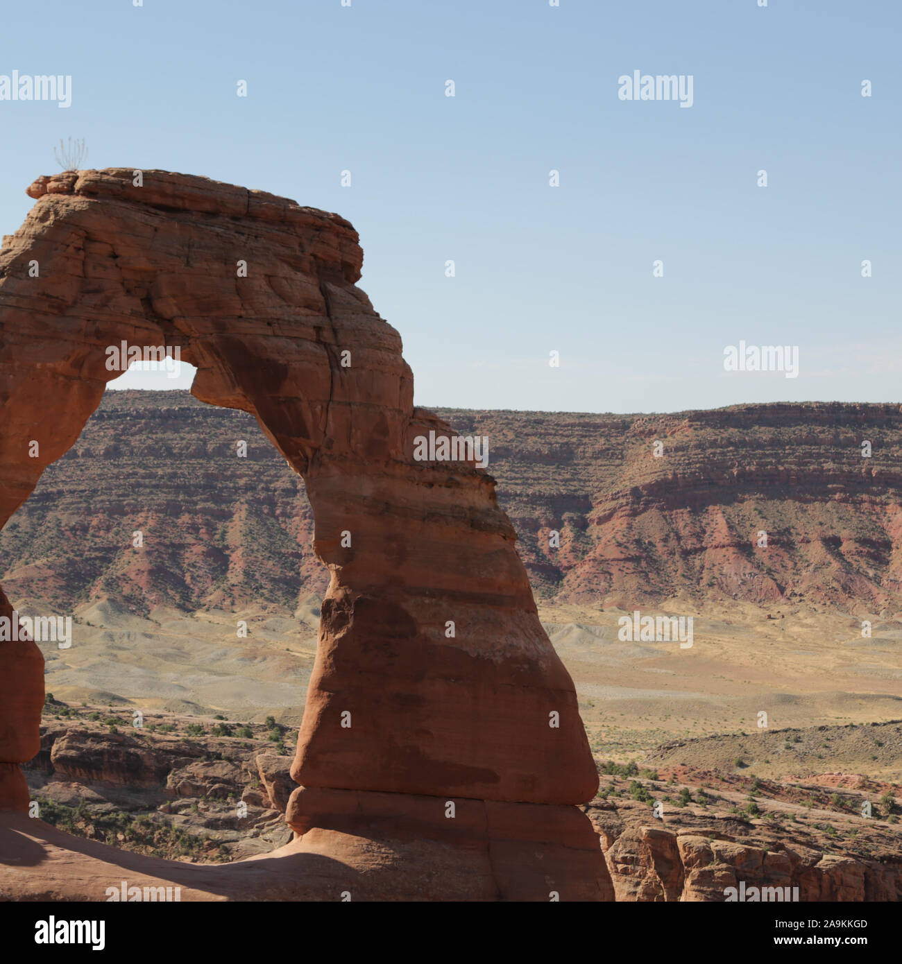 in USA inside the arches national park the beauty of amazing nature ...
