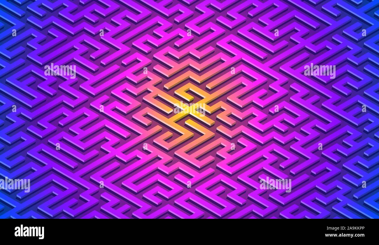 The maze wall poster hi-res stock photography and images - Alamy