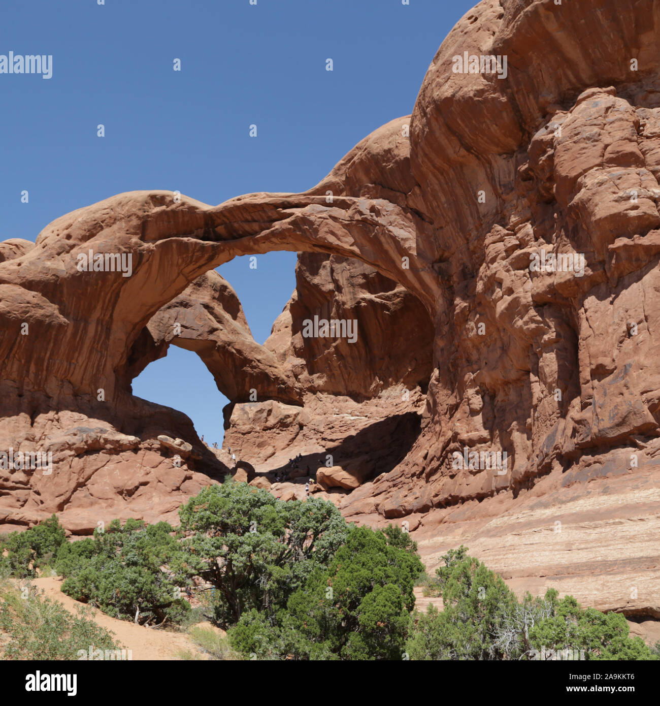 in USA inside the arches national park the beauty of amazing nature ...