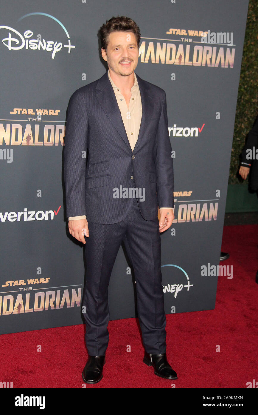 Pedro Pascal 11/13/2019 “The Mandalorian” Premiere held at the El ...