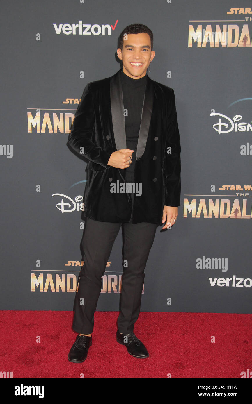Adam Faison 11/13/2019 “The Mandalorian” Premiere held at the El ...