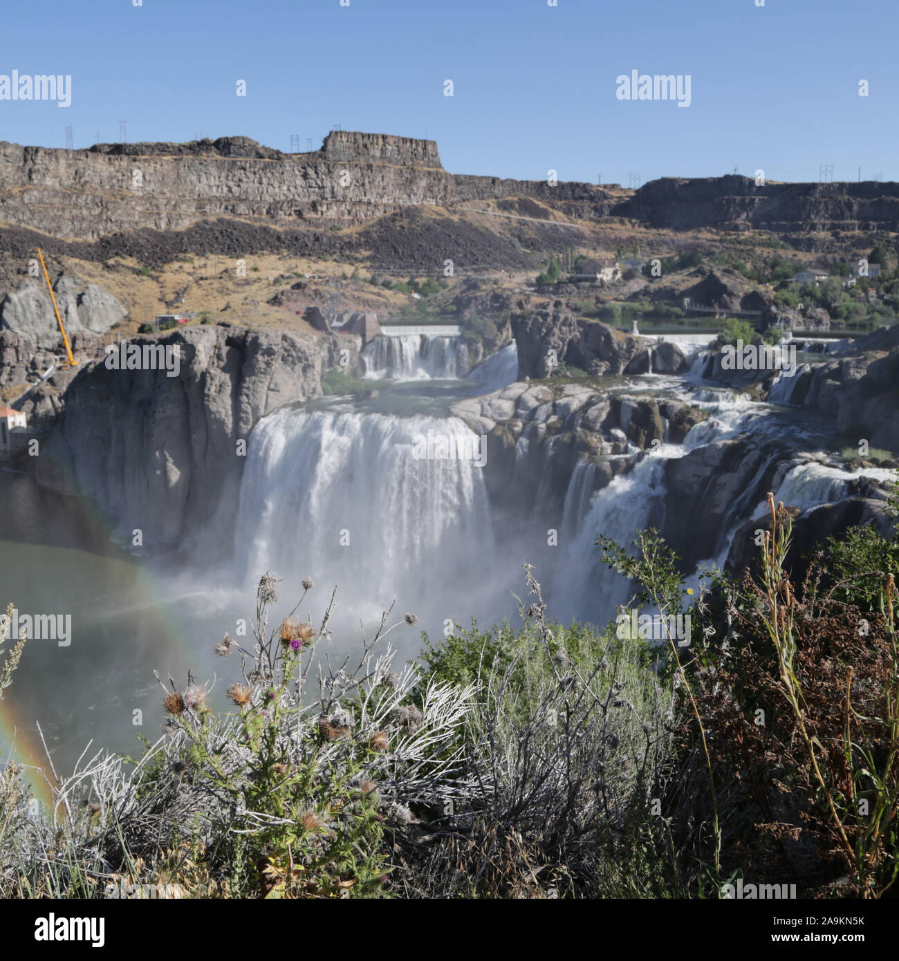 in USA the twin falls in idaho the beauty of amazing nature tourist ...