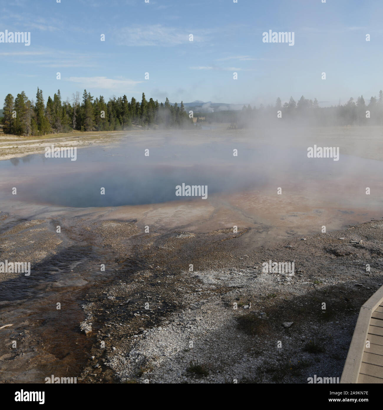in USA inside the yellowstone national park the brauty of amazing ...