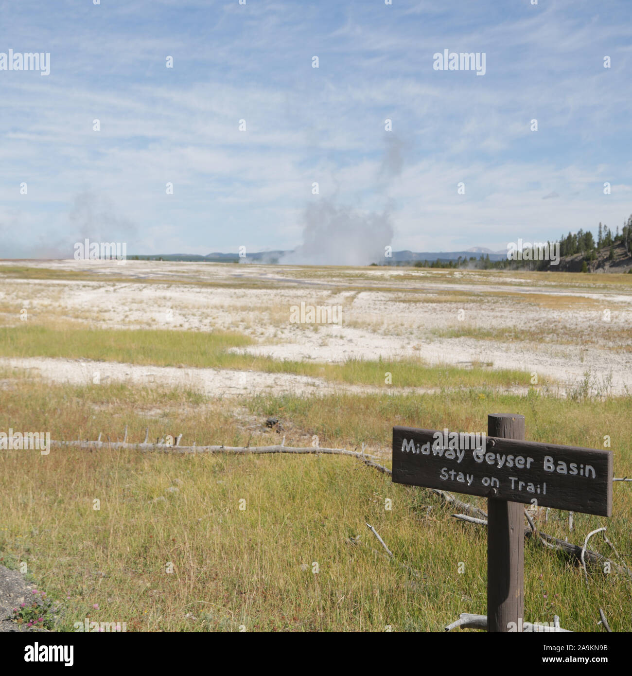 in USA inside the yellowstone national park the brauty of amazing ...