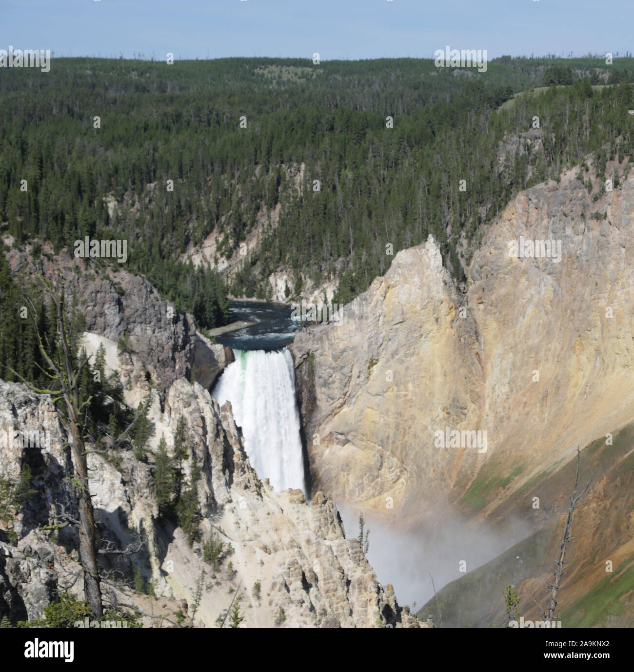 in USA inside the yellowstone national park the brauty of amazing ...