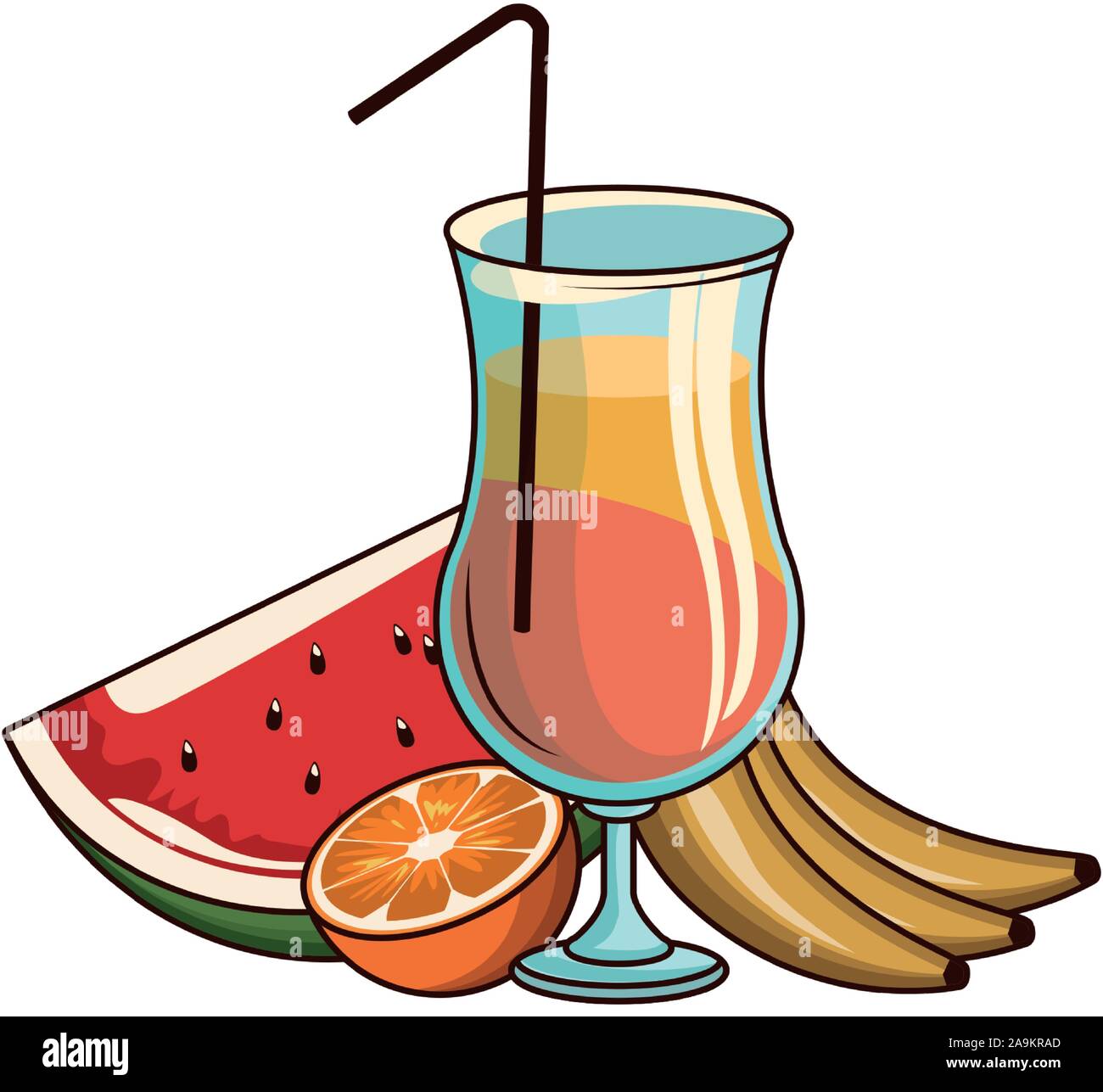 Tropical fruit fruits juice drink drinks beverage beverages Stock ...