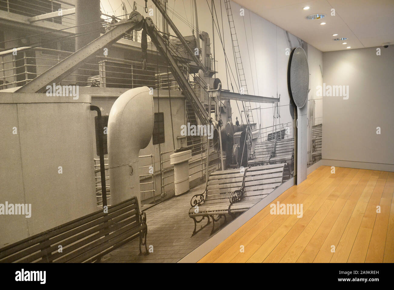 The Titanic Story, The SeaCity Museum, Southampton, Hampshire, UK Stock ...