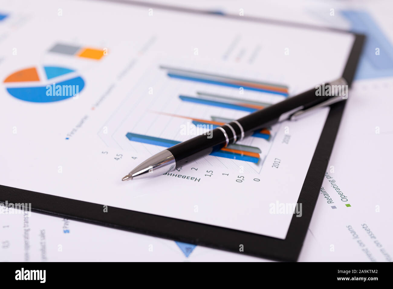 documents on the table, office workplace Stock Photo - Alamy