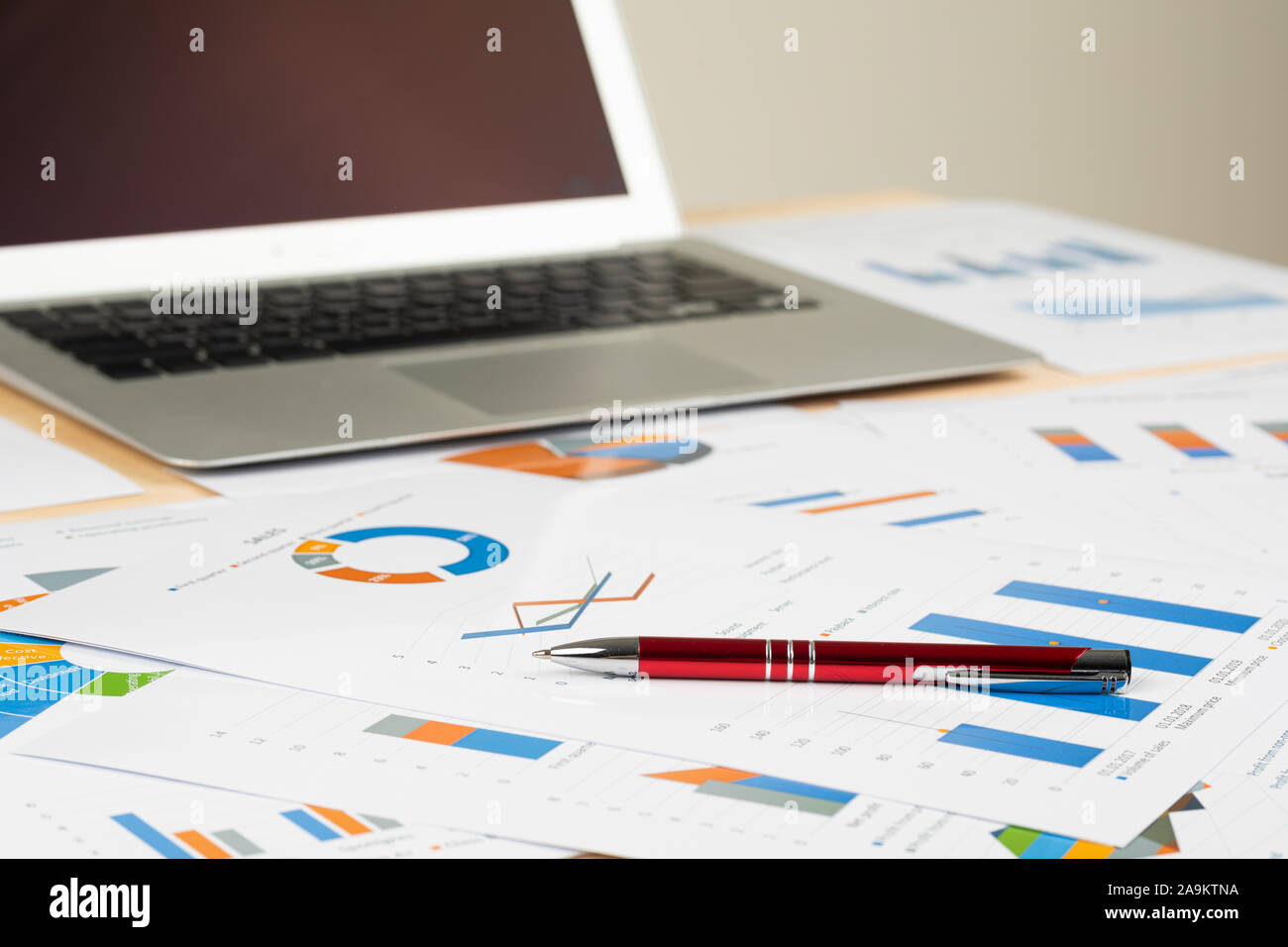 documents on the table, office workplace Stock Photo - Alamy