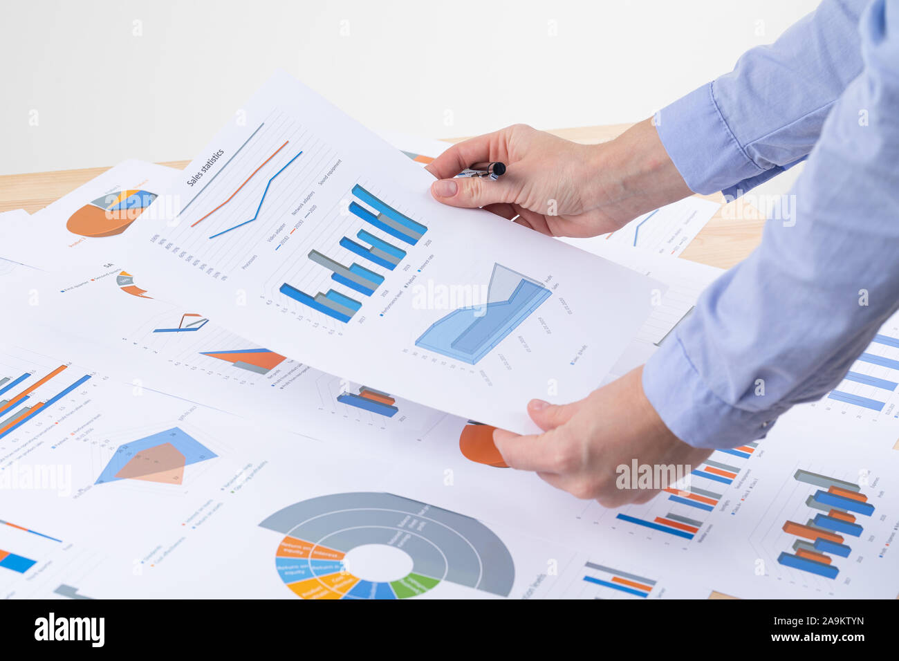 documents on the table, office workplace Stock Photo - Alamy