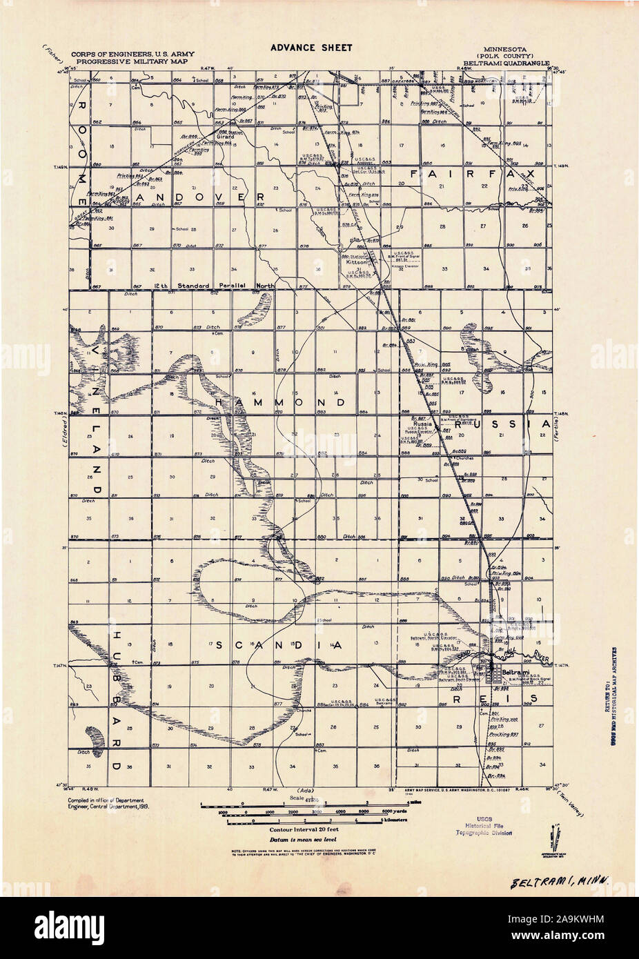 Map of beltrami hi-res stock photography and images - Alamy
