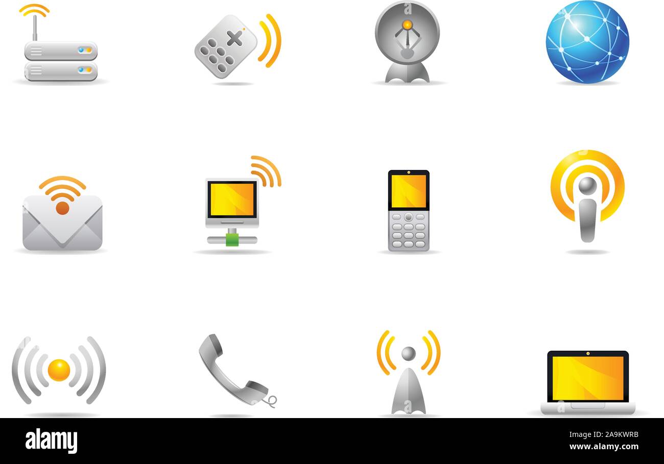 Philos icon set. Professional icons for website and presentation Stock ...